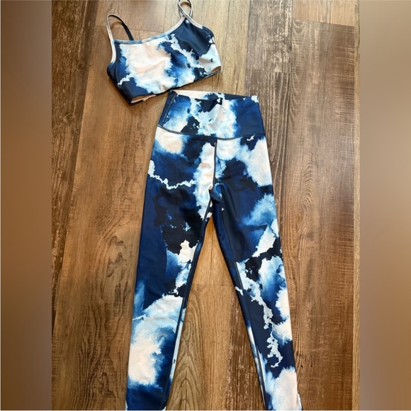 Sage Collective | Pants & Jumpsuits | Sage Collective Set Blue Tiedye ...